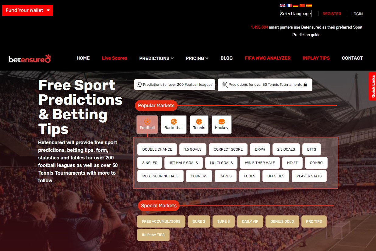 The Full Betensured Guide - Predictions and Profitable Betting Tips